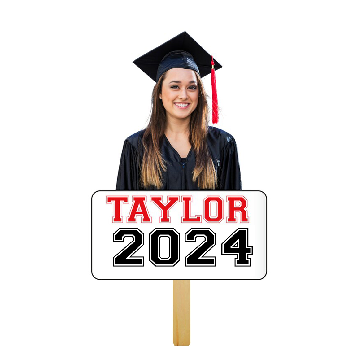 Graduation Fan Paddle Custom Name Cut out – Voyageprint